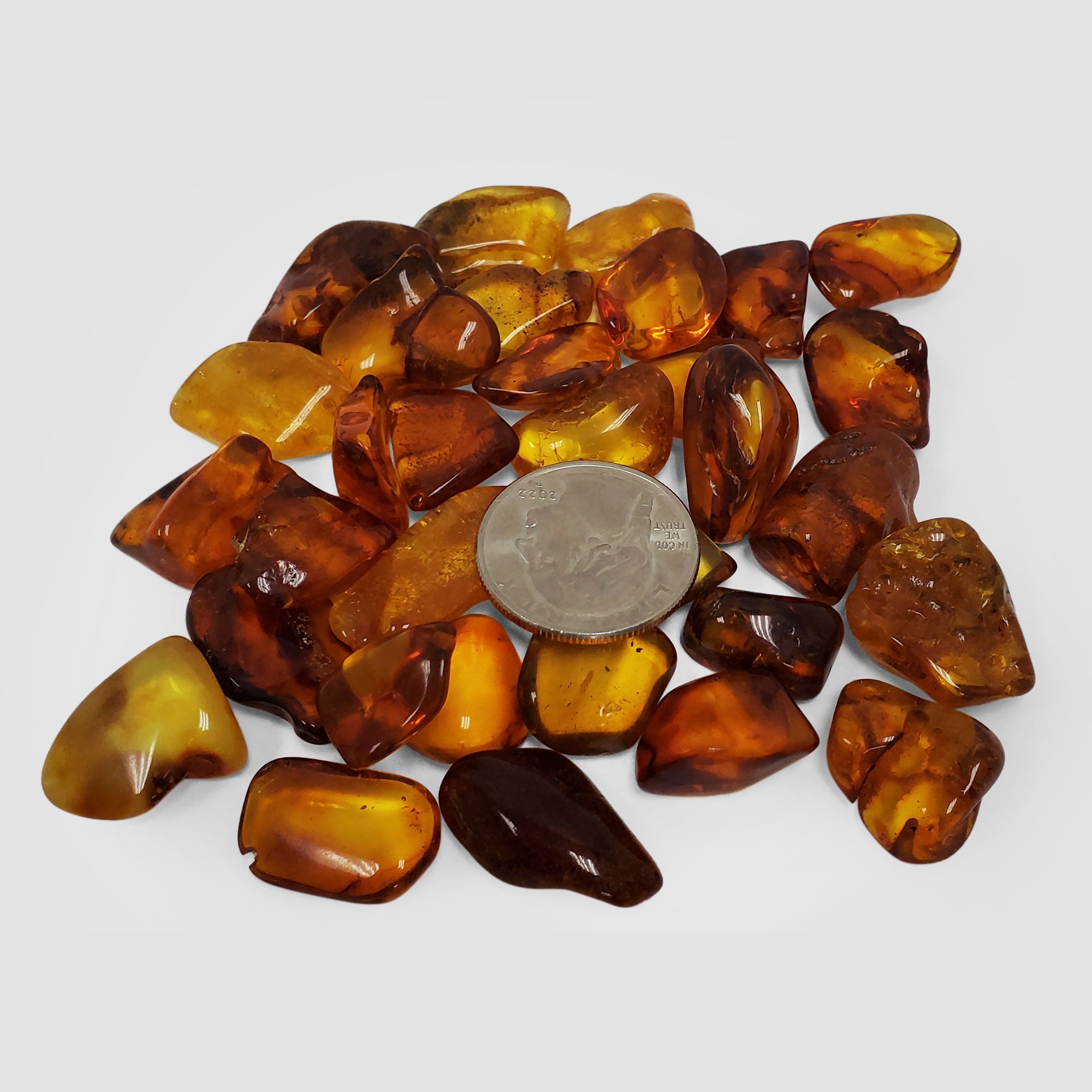 Natural Baltic Amber Crystal Gemstones Genuine Healing Fossilized Resi